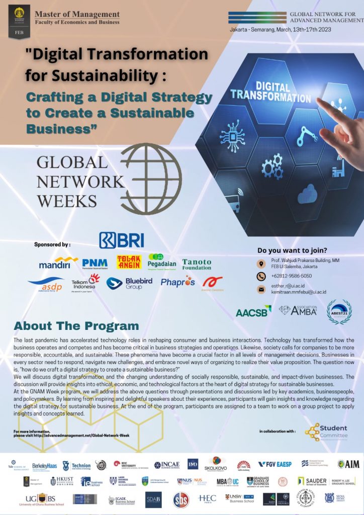 Global Network Weeks – Master of Management FEBUI
