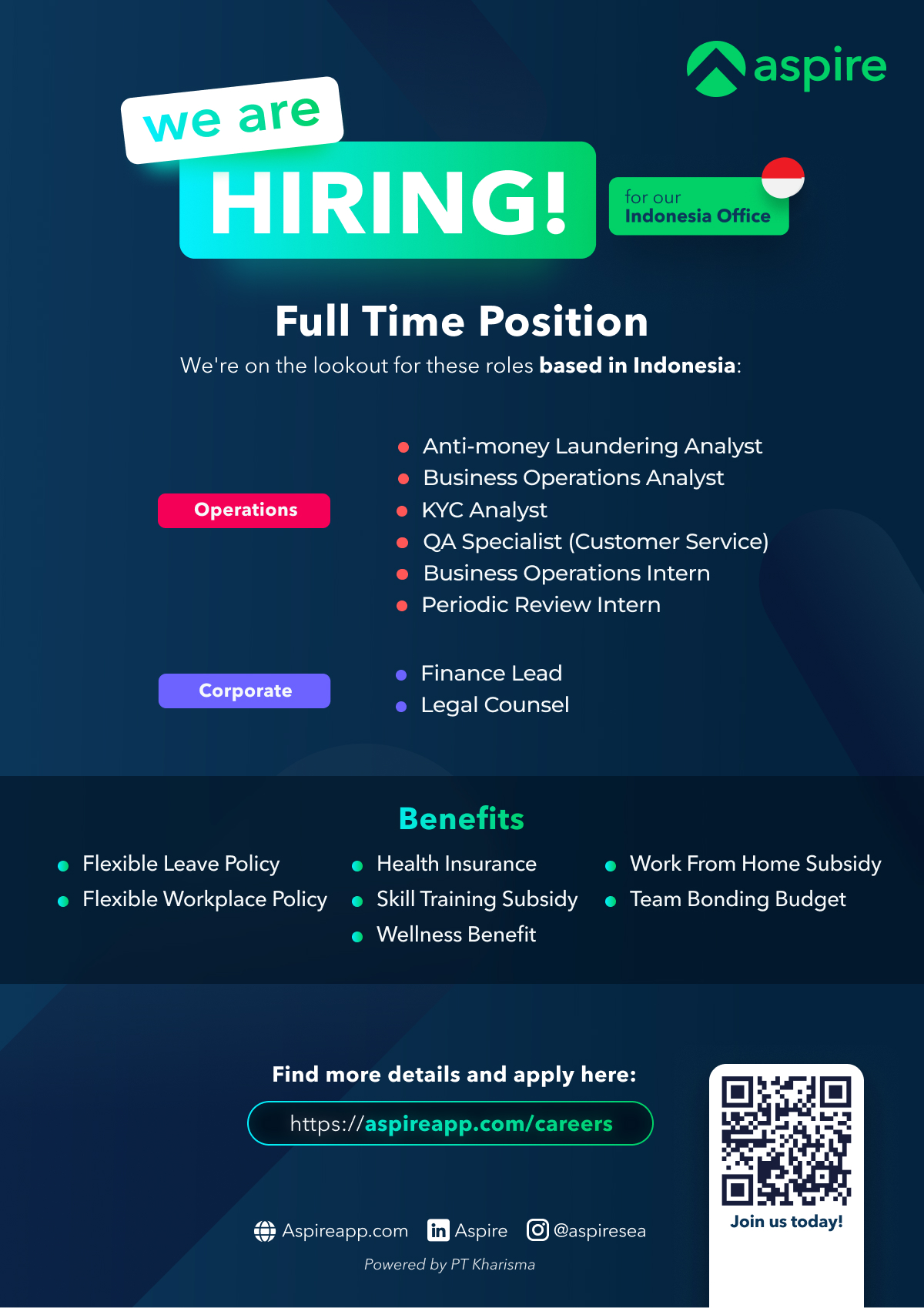 Vacancy – Master of Management FEBUI