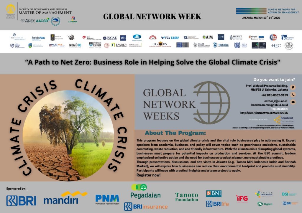 Global Network Week March 2025 – Master of Management FEBUI
